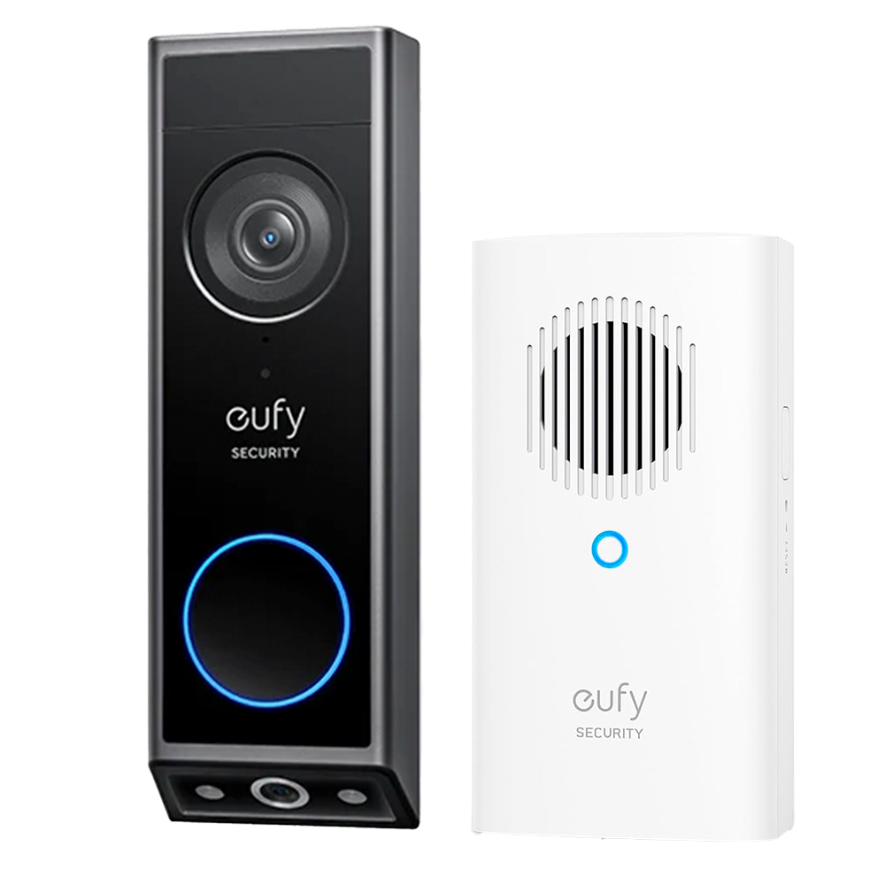 Kit Sonnette vidéo Eufy Wi-Fi Double Caméra 2K (E340) | Mr Caméras